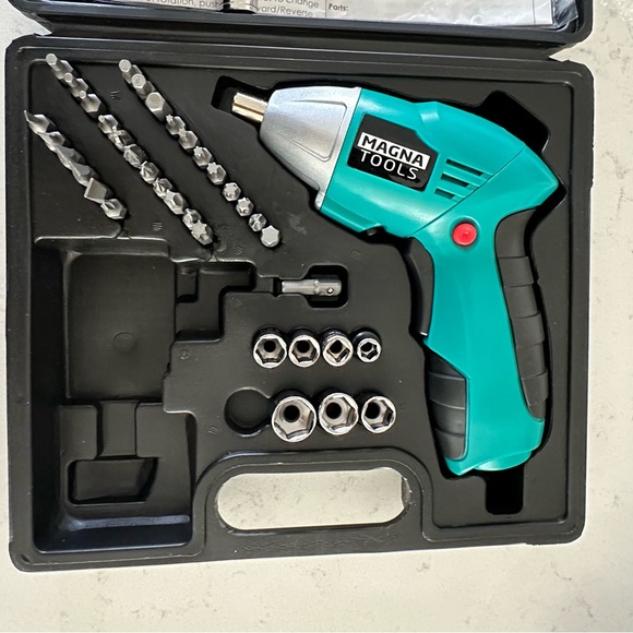 Magna Tools | Other | Magna Tools 44pc 48 Cordless Electric Drill With ...